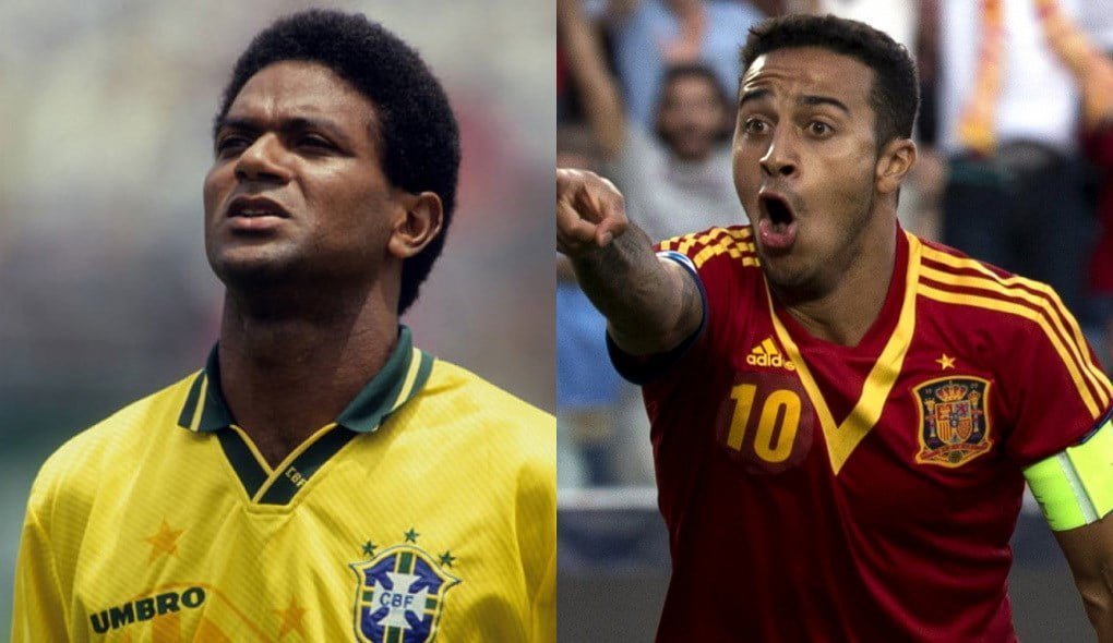 É raro, mas acontece: pais e filhos já defenderam seleções diferentes ...